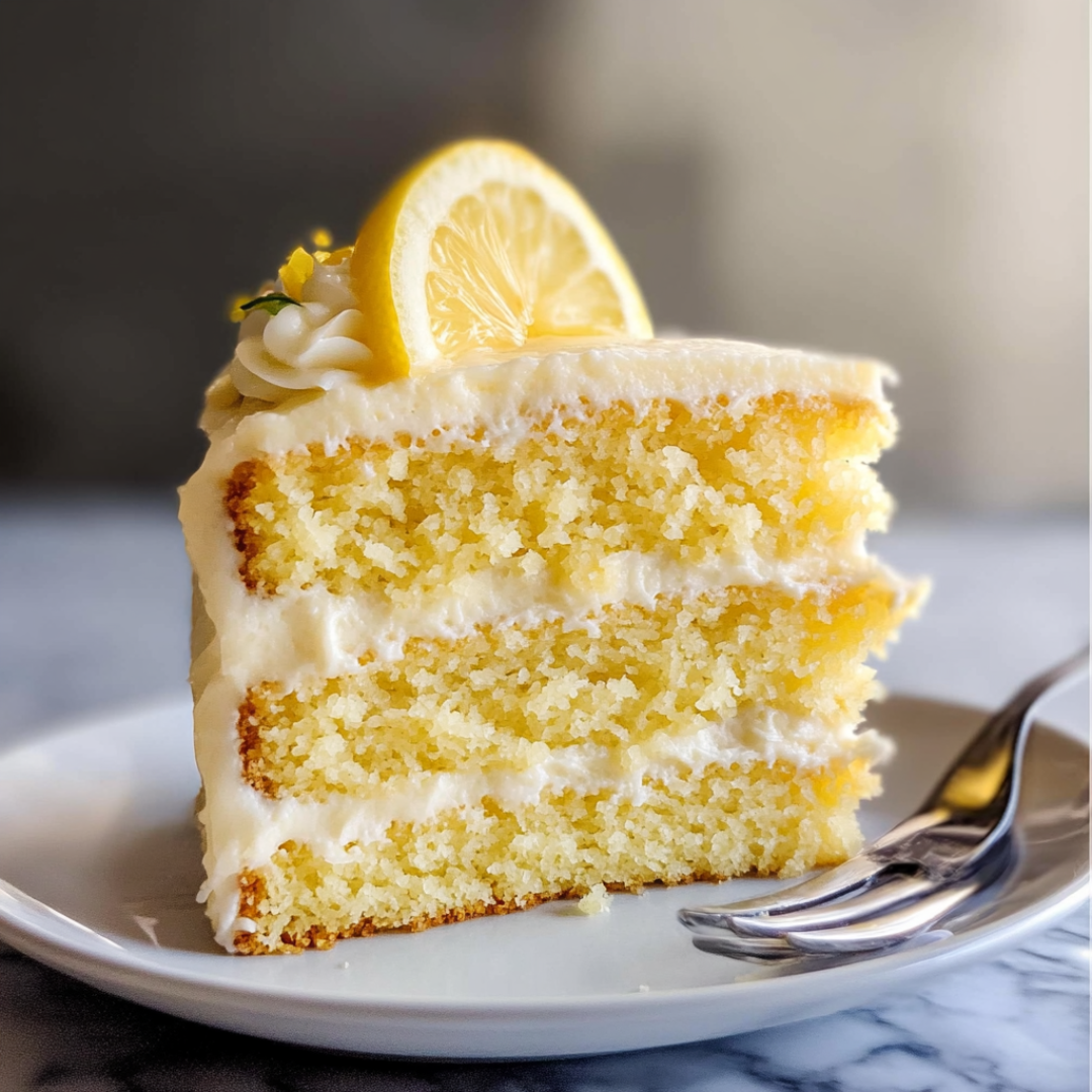 Light and Luscious Lemon Cake - Full Recipe