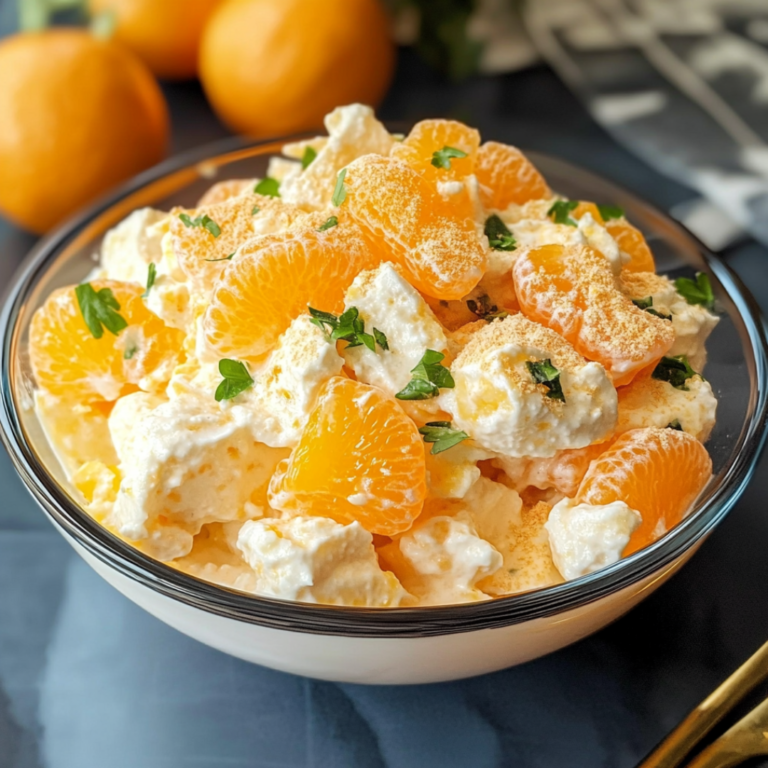Mandarin Orange Pudding Salad - Full Recipe