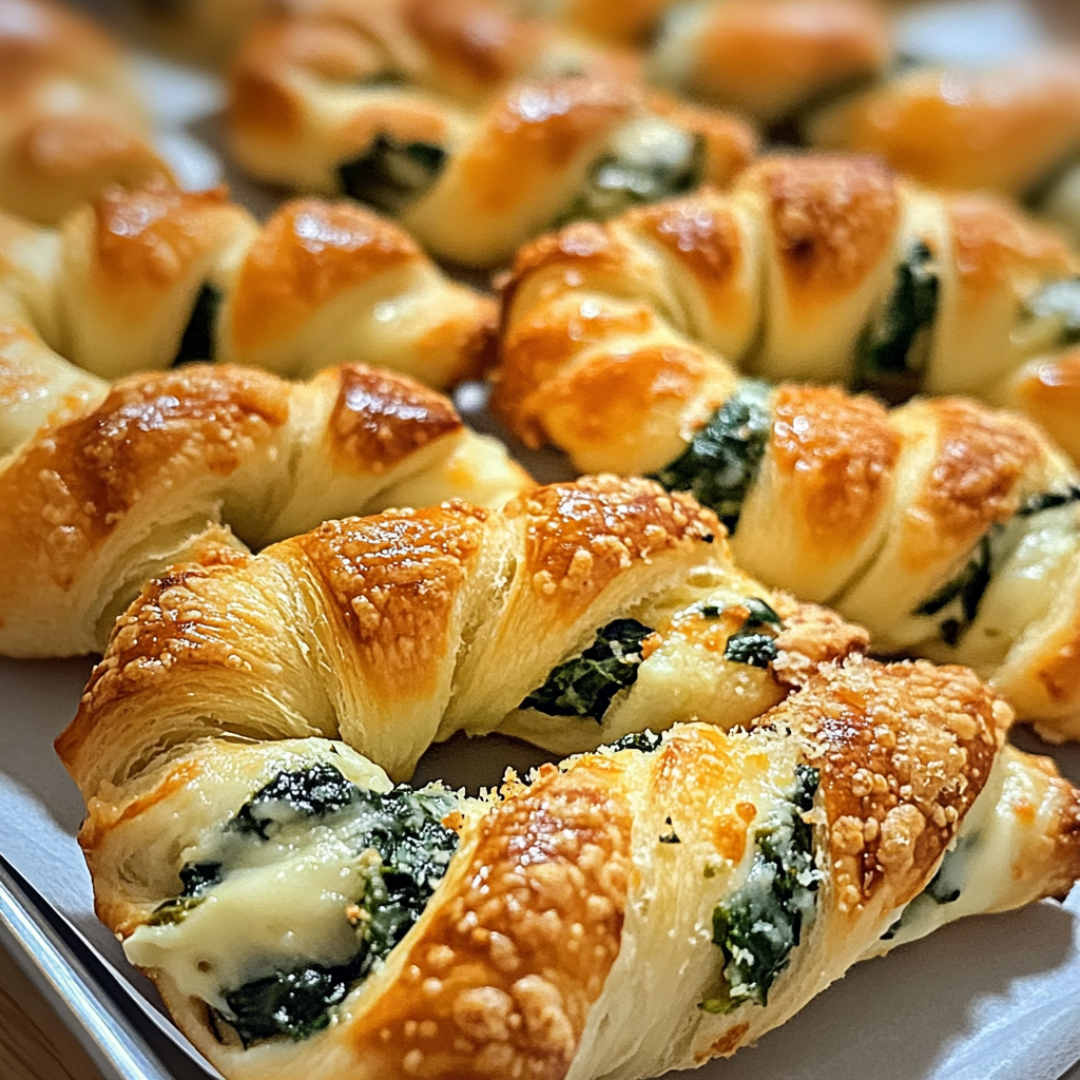 Cheesy Parmesan and Spinach Puff Pastry Twists - Full Recipe