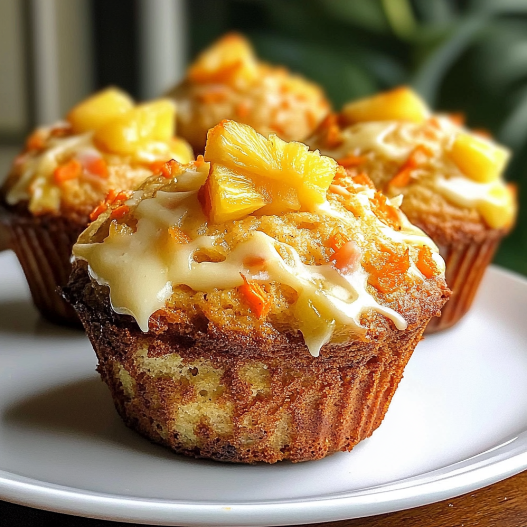 Tropical Pineapple & Carrot Muffins with a Sweet Twist - Full Recipe