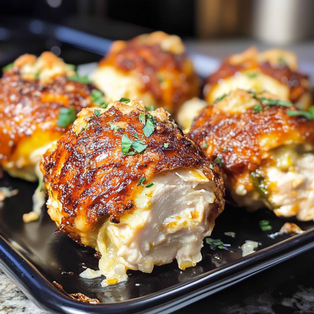 Smoky and Spicy Jalapeño Popper Chicken Bombs - Full Recipe